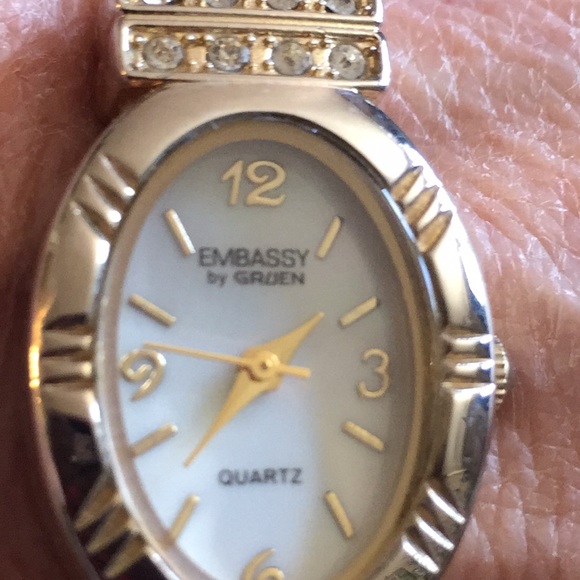 Embassy by Gruen | Accessories | Embassy By Gruen Goldtone Watch | Poshmark